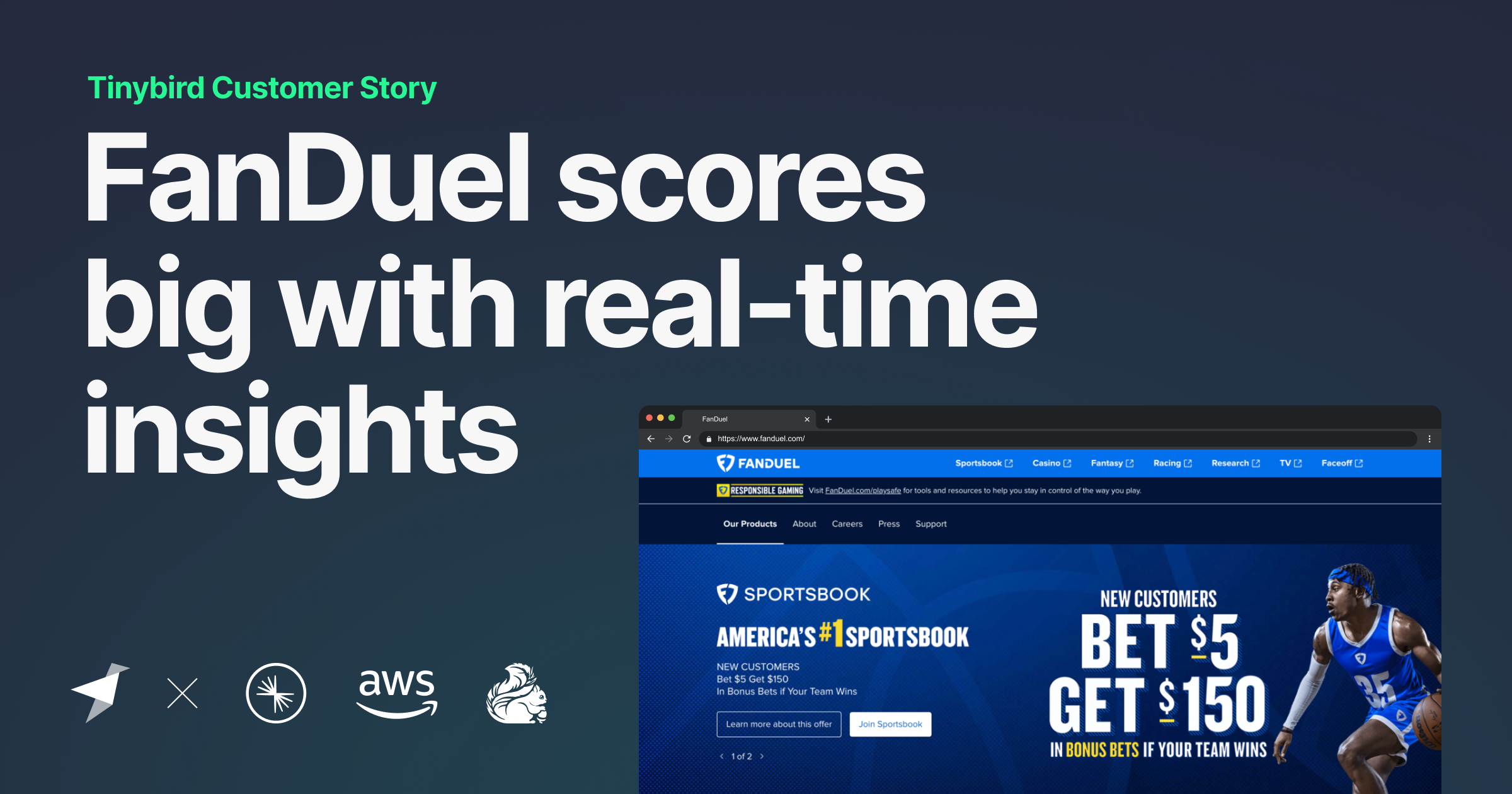 FanDuel scores big with real-time insights via Tinybird